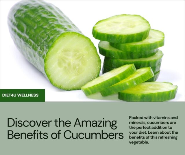 9 Amazing Cucumber Benefits | Diet4u Wellness