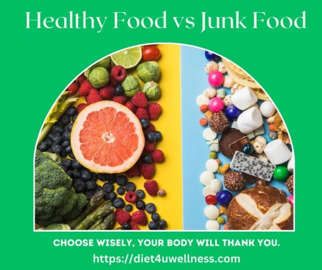 Healthy And Junk Food Chart : Need To Know Everyone