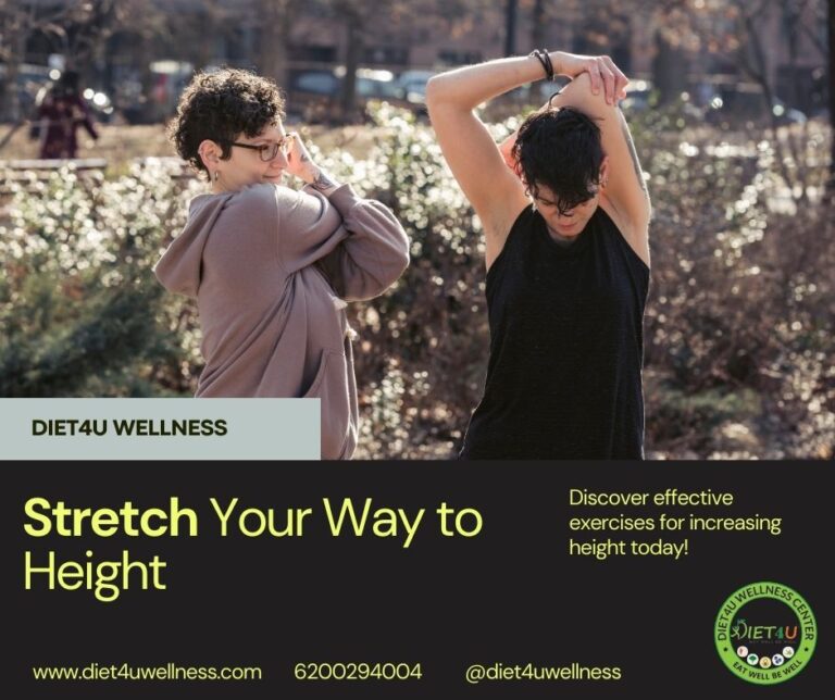 Best Exercises To Increase Height | Diet4u | Best Dietitian